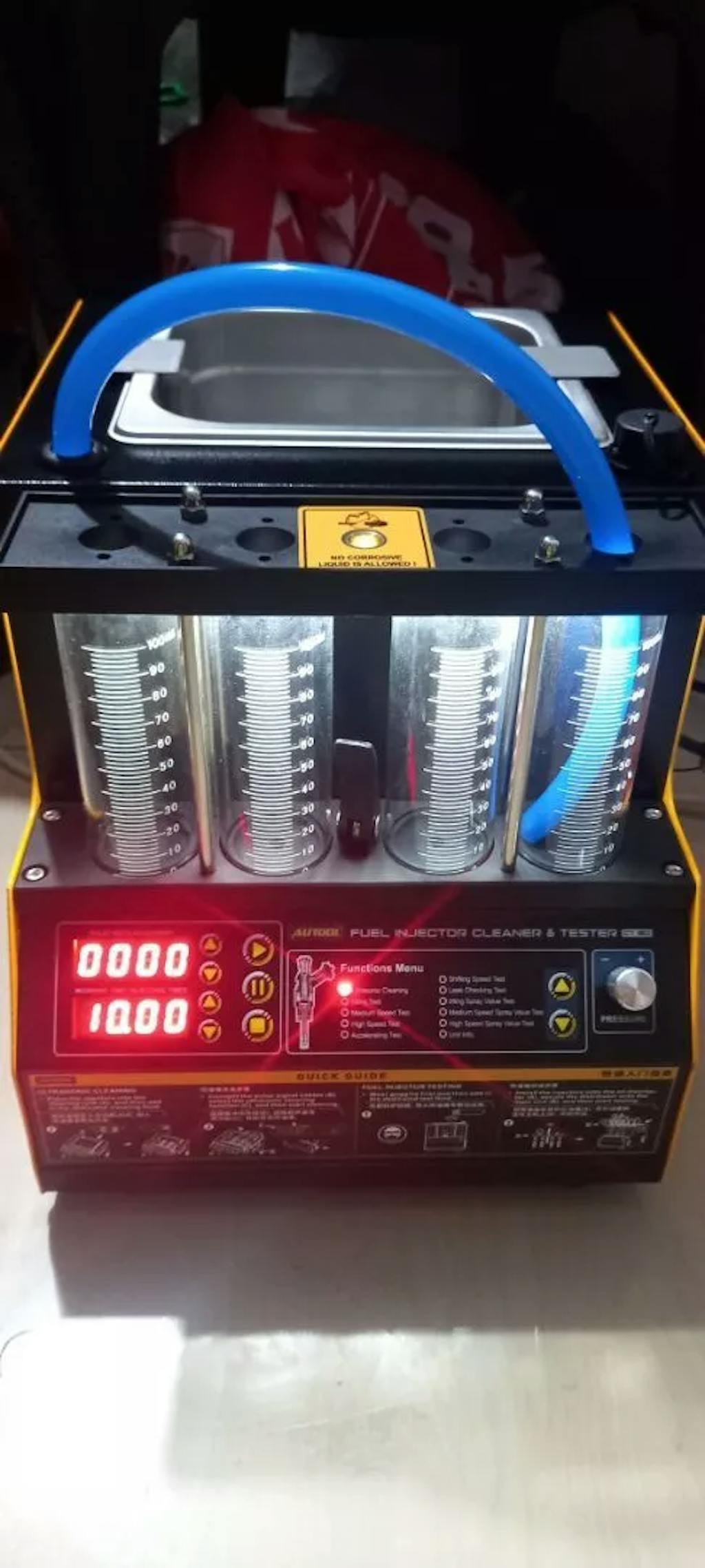 AUTOOL CT160 Fuel Injector Tester & Heating Ultrasonic Cleaner Machine ...