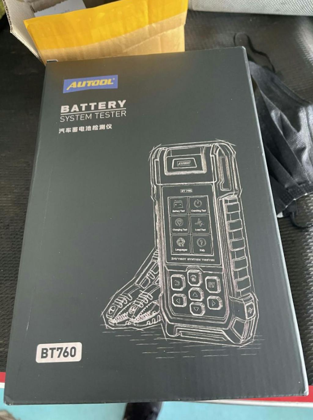 AUTOOL BT760 Battery Load Tester with Printer