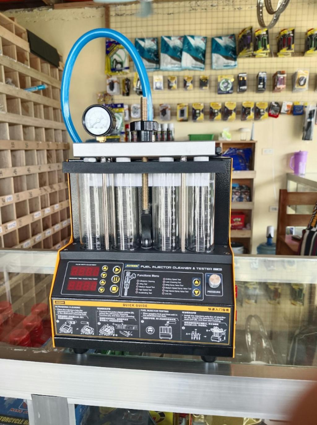 AUTOOL CT160 Fuel Injector Tester & Heating Ultrasonic Cleaner Machine ...