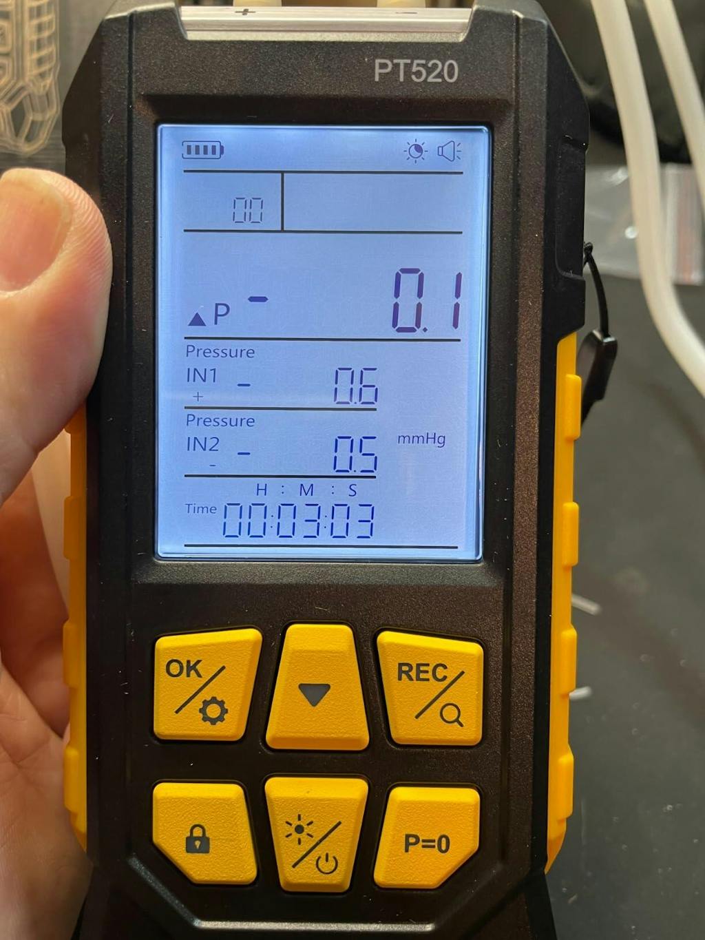 AUTOOL PT530 Digital Manometer Dual Port Pressure Gauge - AUTOOL