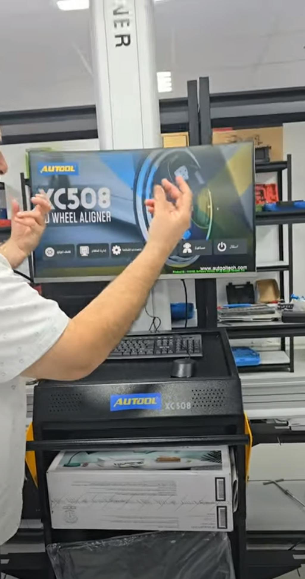 AUTOOL XC508 3D Wheel Alignment Machine-Tire Aligner System