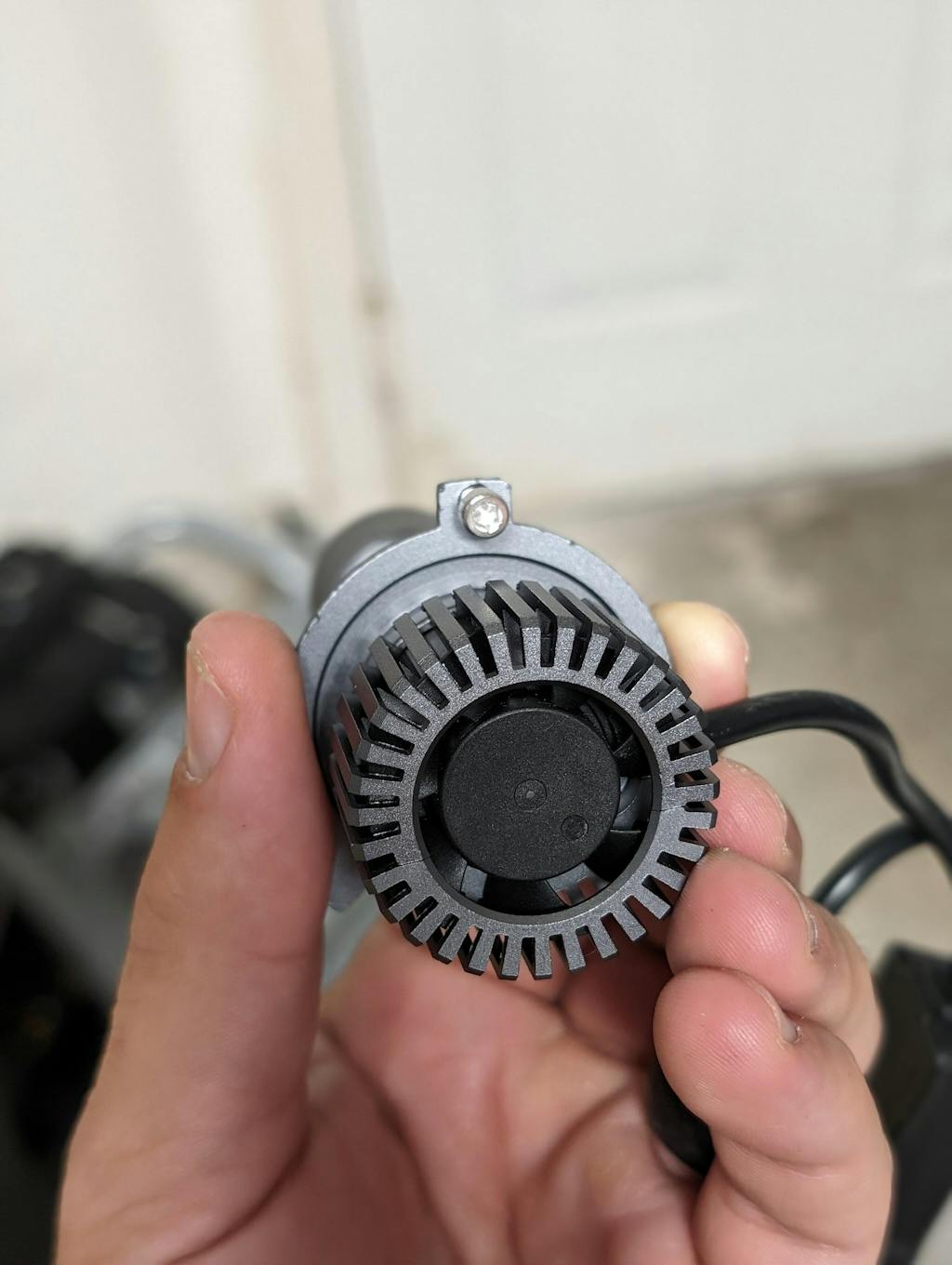 H4/HS1 LED Headlight Bulbs Mini Bi-LED Projector Lens High Low Dual Be