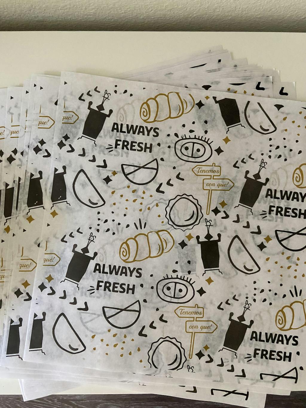 Custom Wax Paper - 12 x 12" | White - 400 Sheets | Avco Boxes