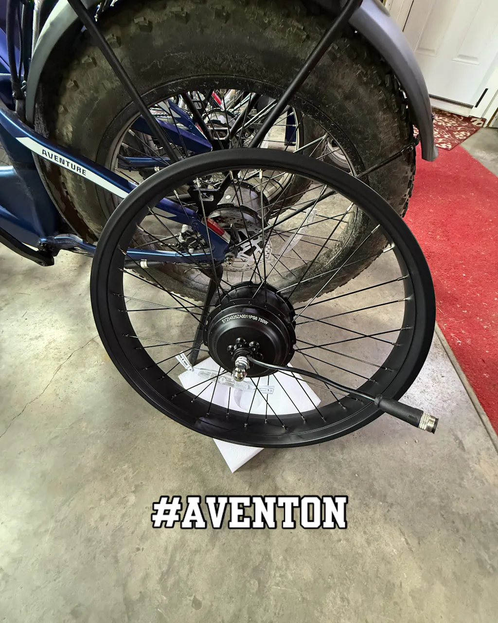Aventon Rear Wheel - No Tire & Tube & Brake Rotor & Freewheel