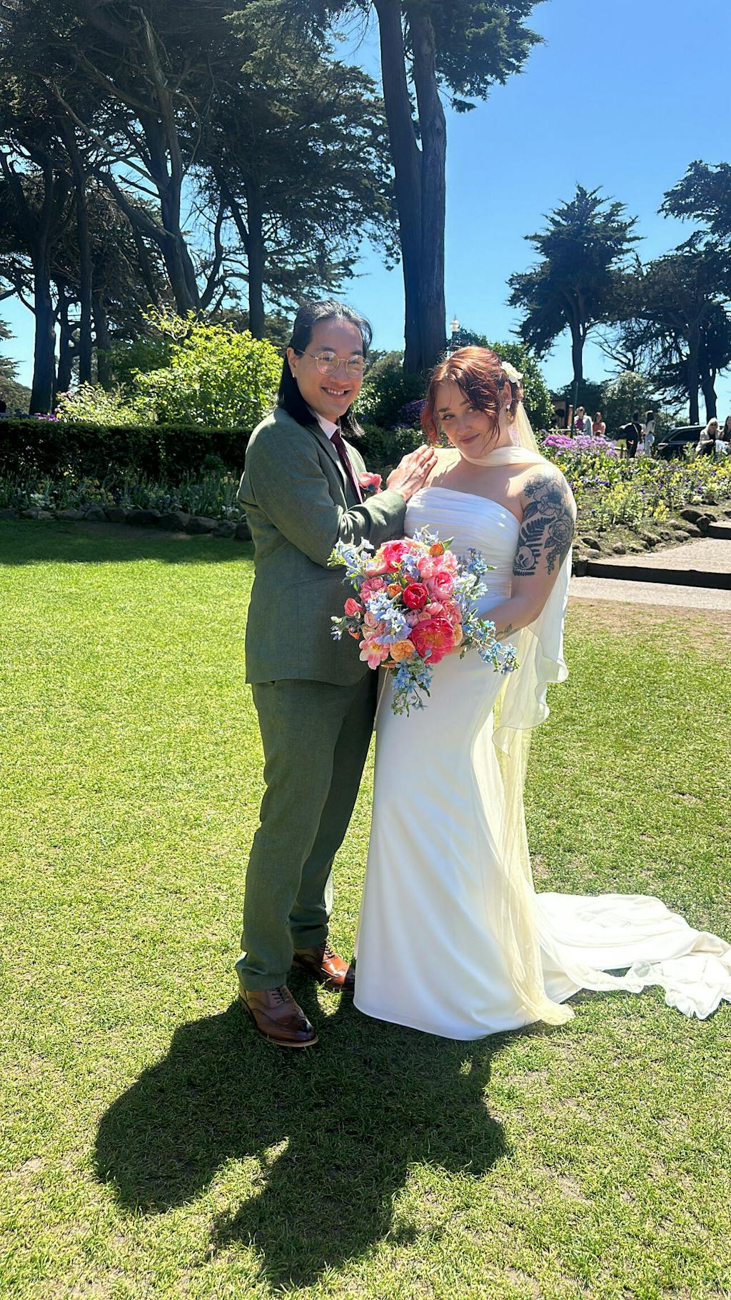 Vera Simple Strapless Chiffon Mermaid Wedding Dress – Avery Austin