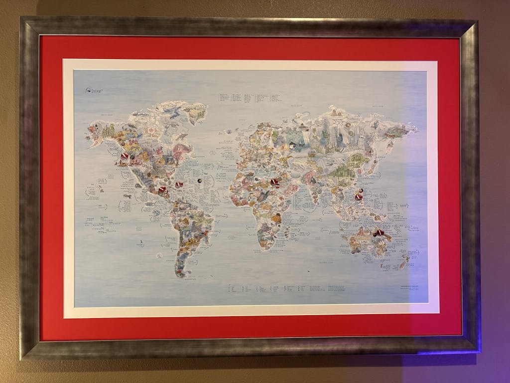 Scuba Diving Map | Awesome Maps