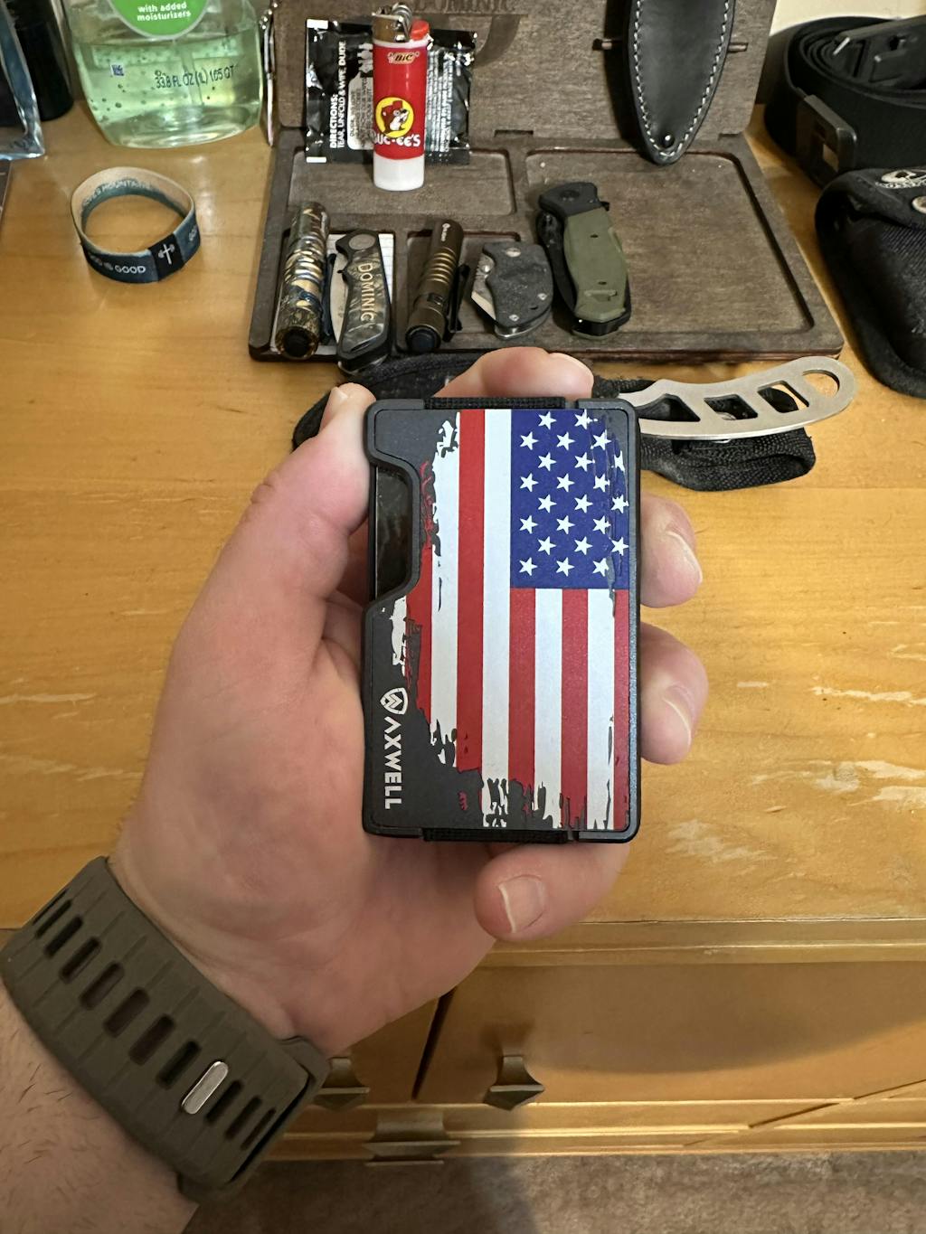 Metal Wallet - Stonewashed - Copper - Axwell Wallet