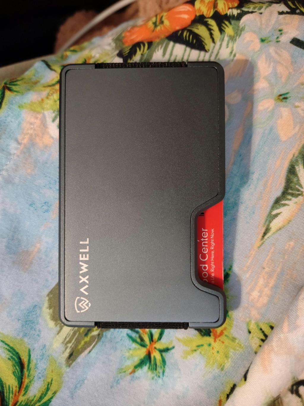 Rigid Wallet - Gold - Damascus - Axwell Wallet