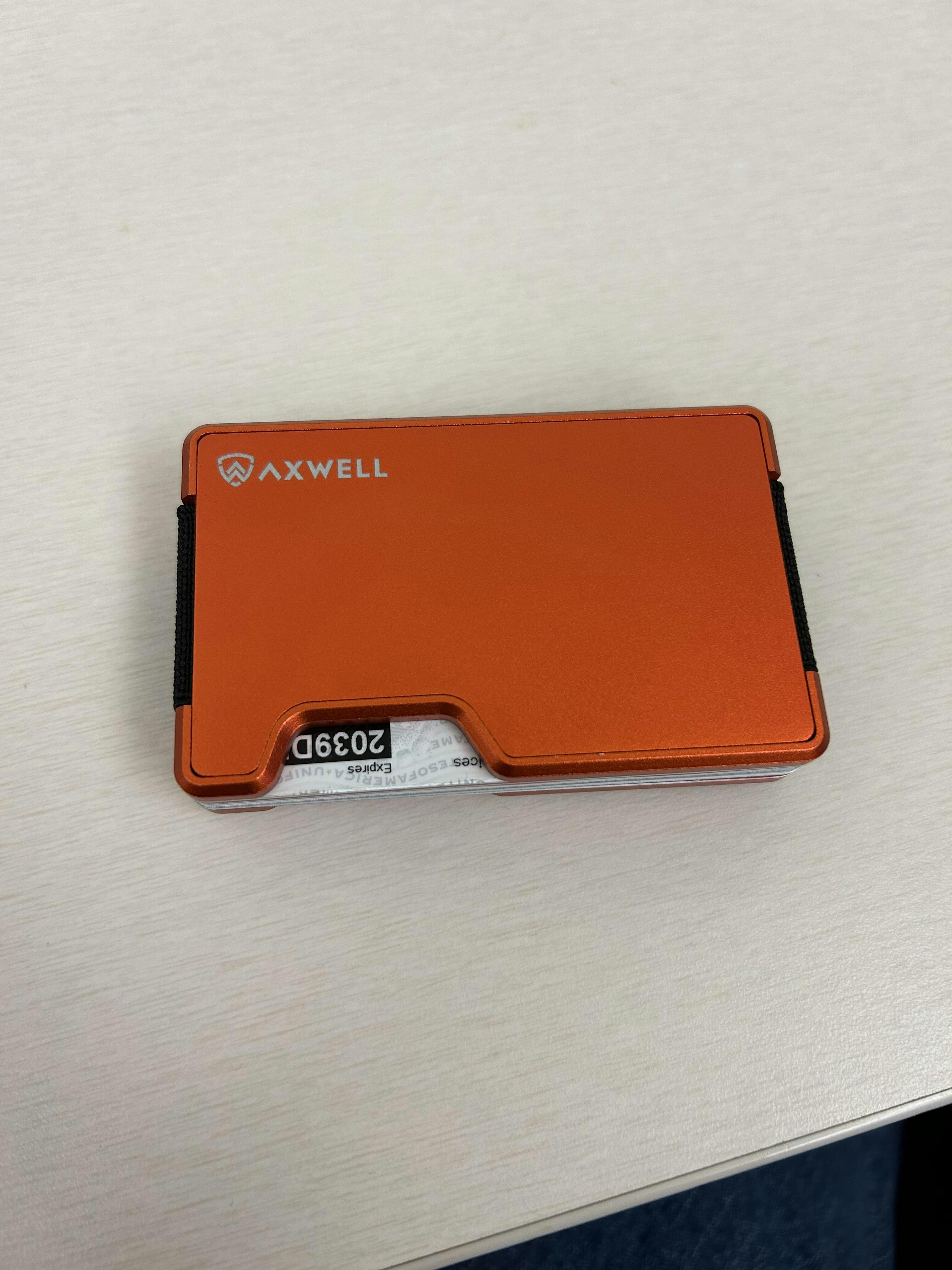 Metal Wallet - Stonewashed - Copper - Axwell Wallet