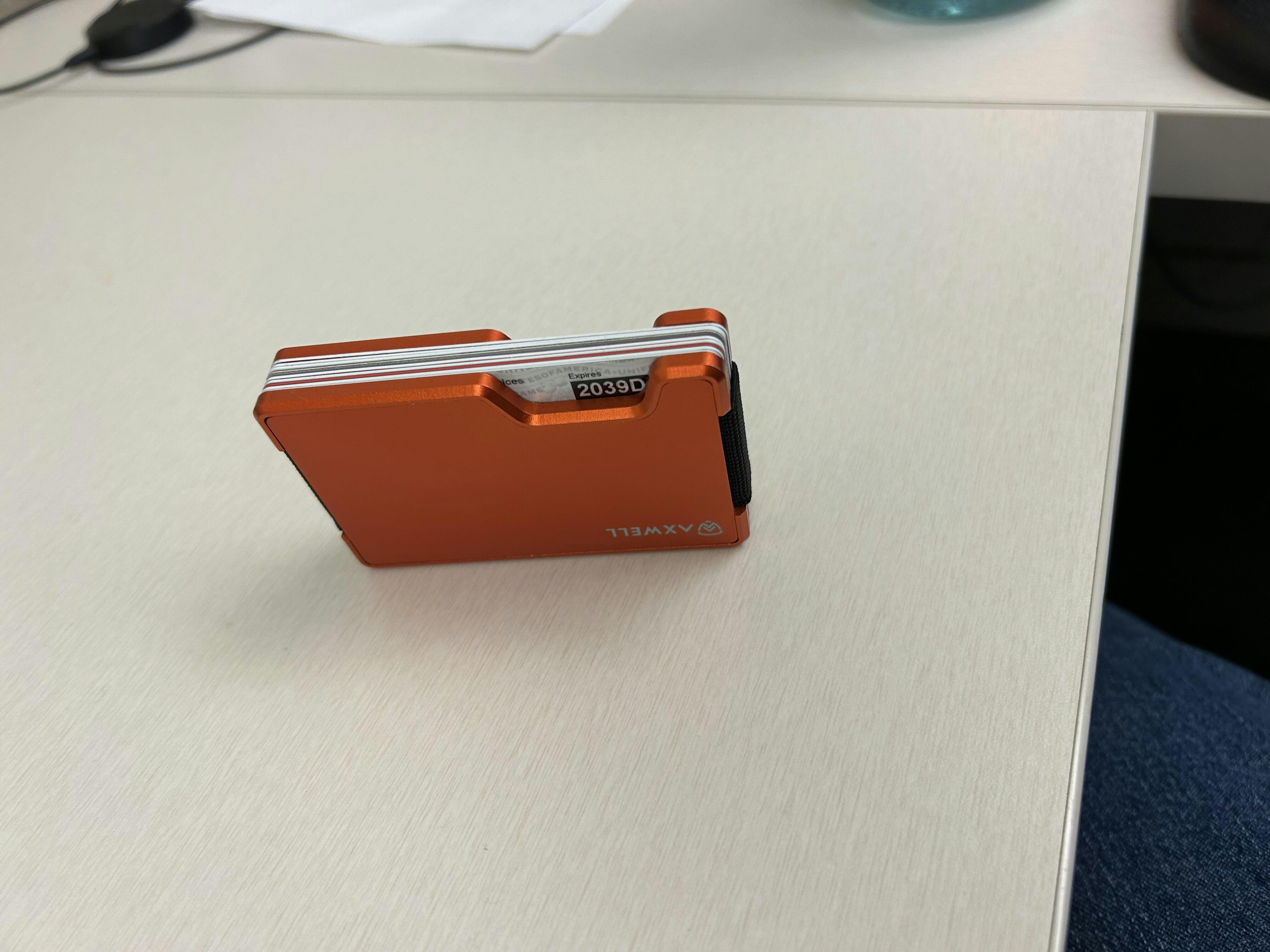 Metal Wallet - Stonewashed - Copper - Axwell Wallet