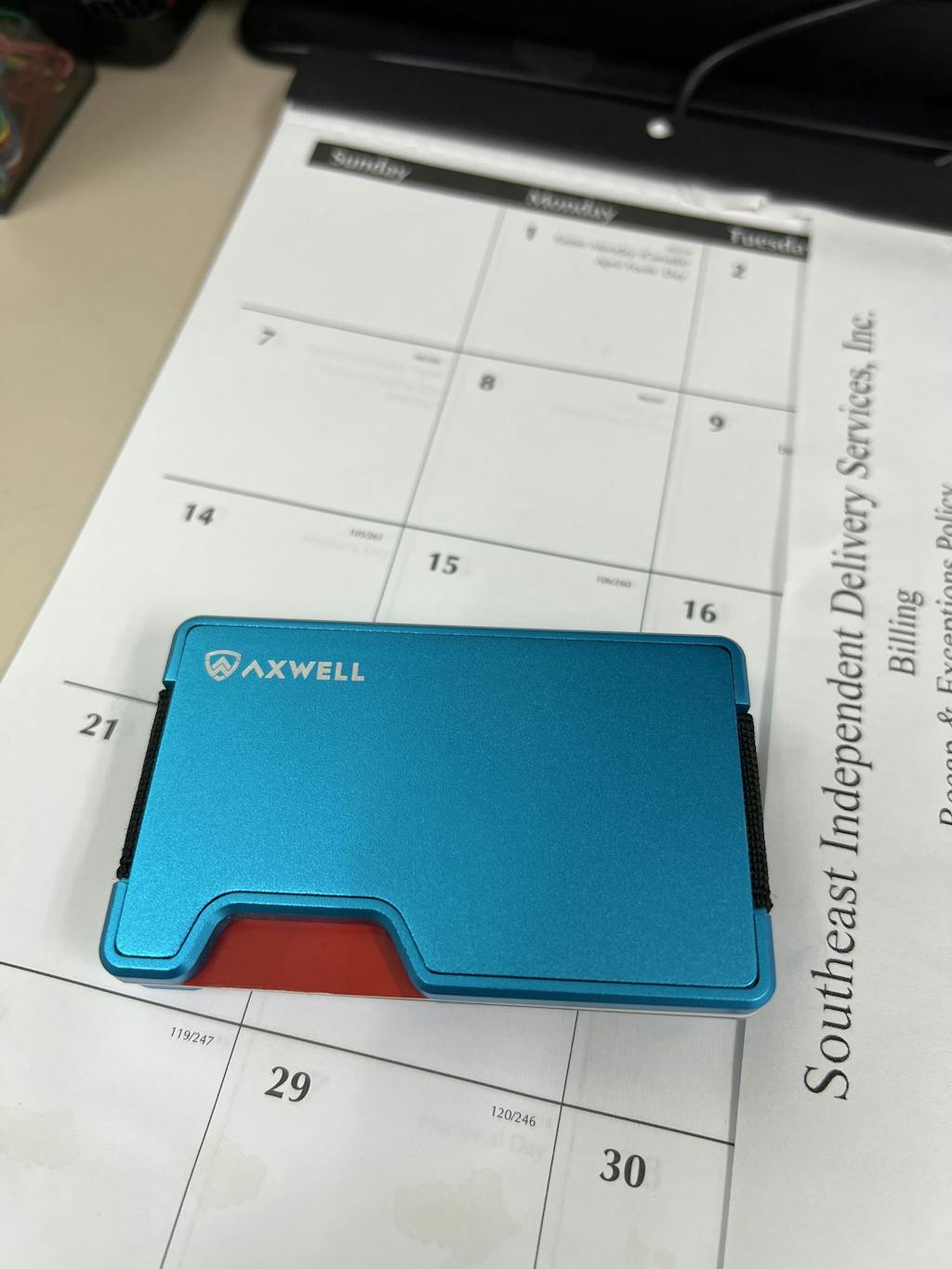 Metal Wallet - Stonewashed - Copper - Axwell Wallet