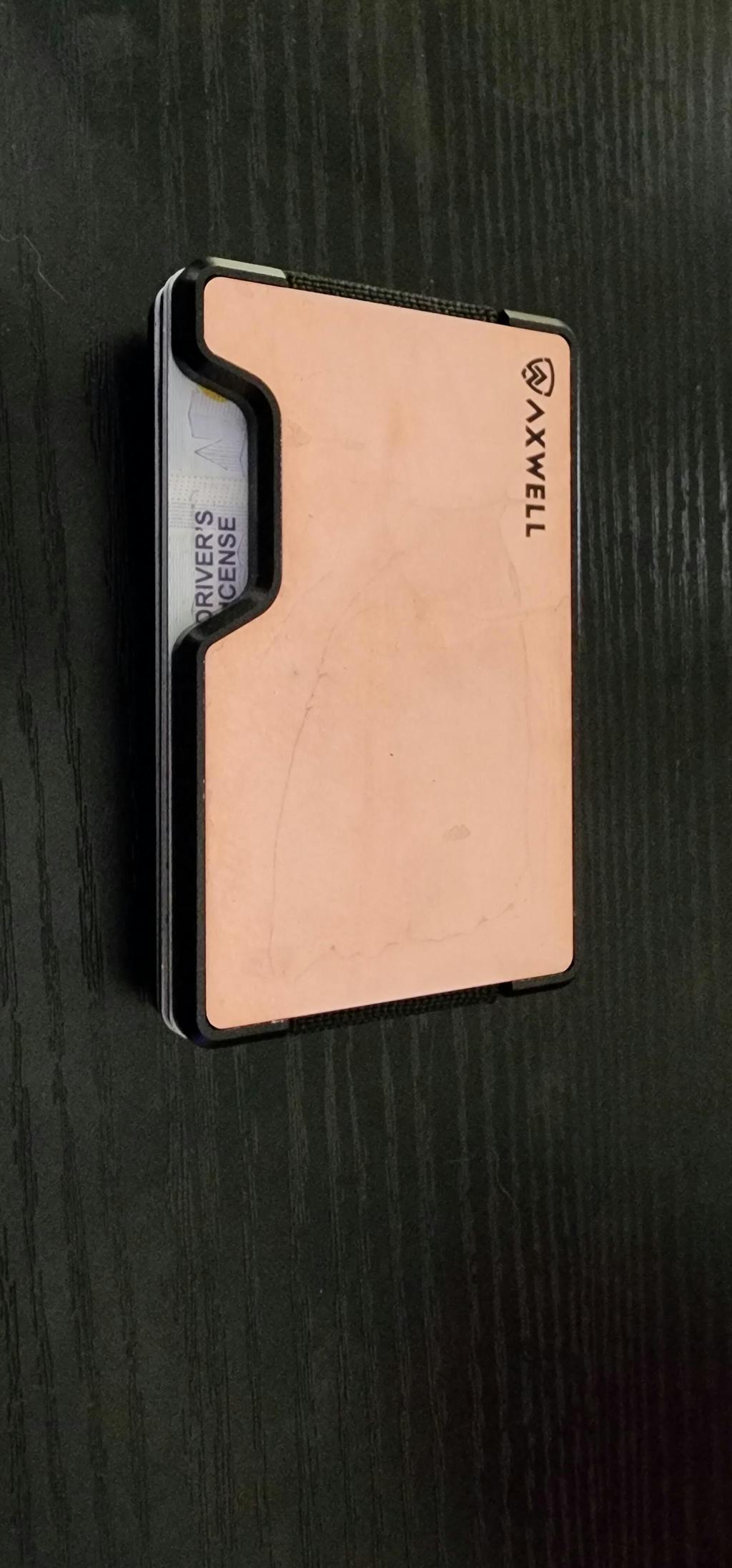 Metal Wallet - Stonewashed - Copper - Axwell Wallet
