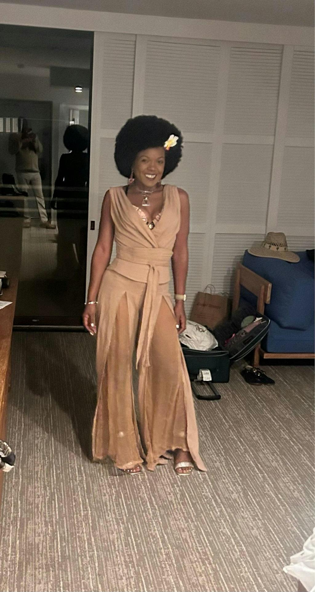 Dusty Pink Braided Overalls • Boho Cold Shoulder Maxi Jumpsuit Women ...