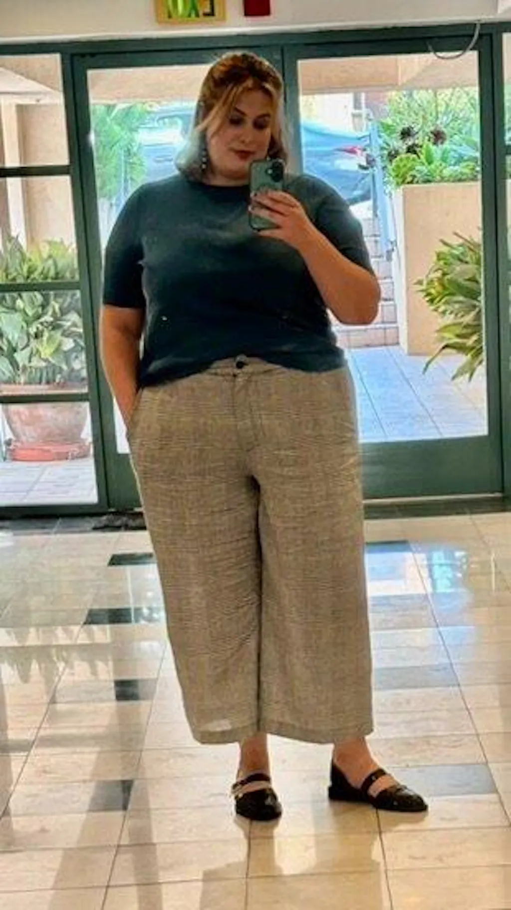 Becca Cropped Pant- Glen Plaid- BAACALxBECCA – Baacal