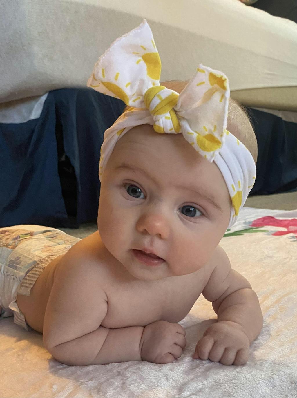 Printed Knot – Baby Bling Bows