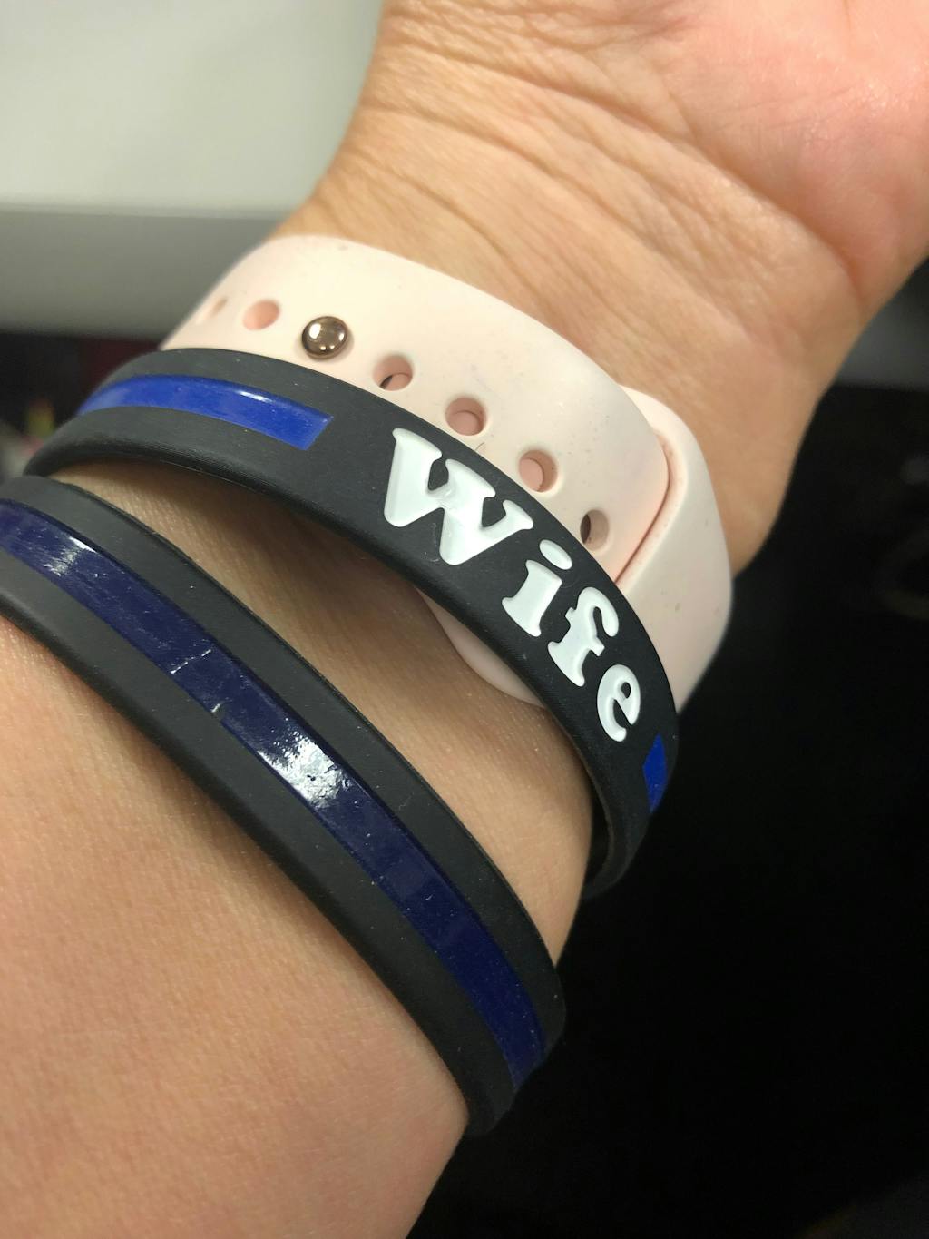 Thin Blue Line Bracelet Police Law Enforcement Support Appreciation ...
