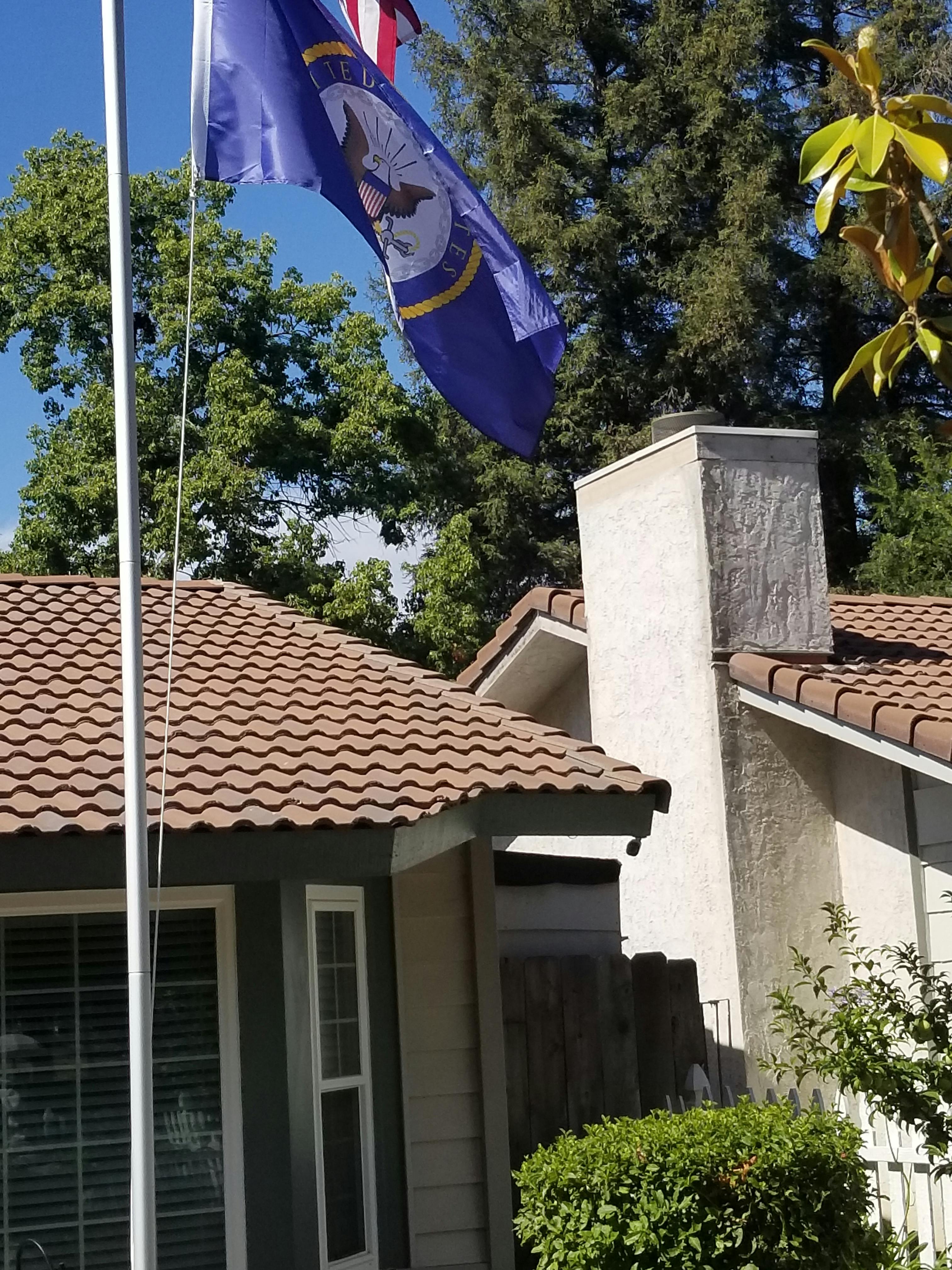 USN Navy Flag US Military Support USN Decor 3X5 Feet Grommet – Back ...