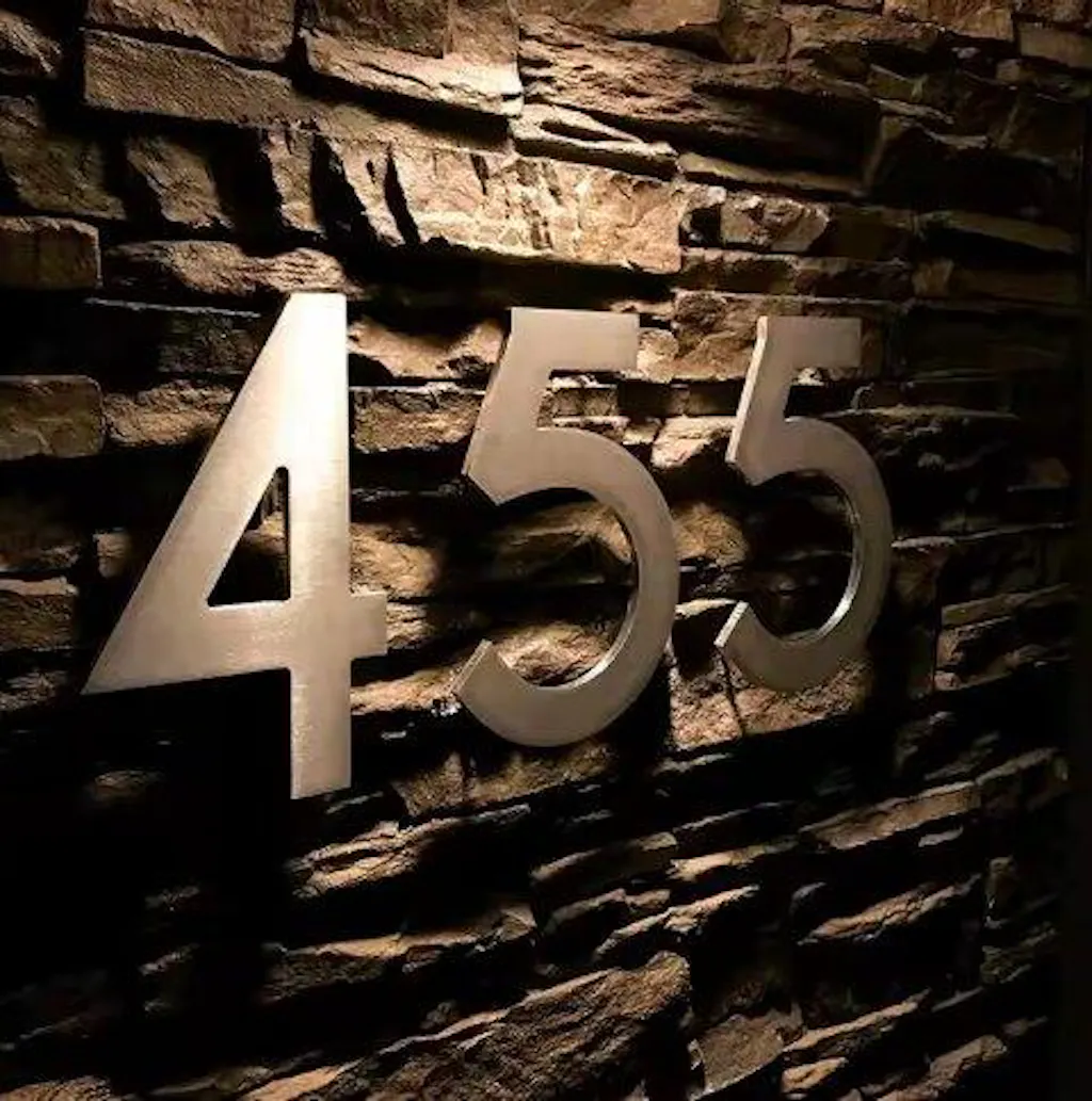 Solar Backlit House Numbers Led Lighted House Number Sign – BacklitLEDsign