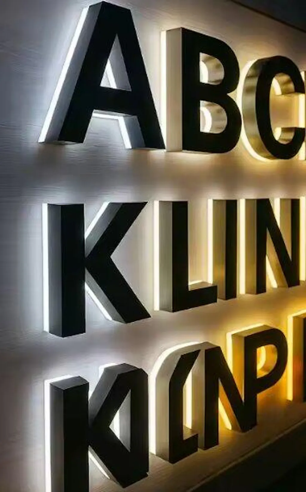 Illuminated Backlit Signs Backlit Metal Logo Business Signs ...