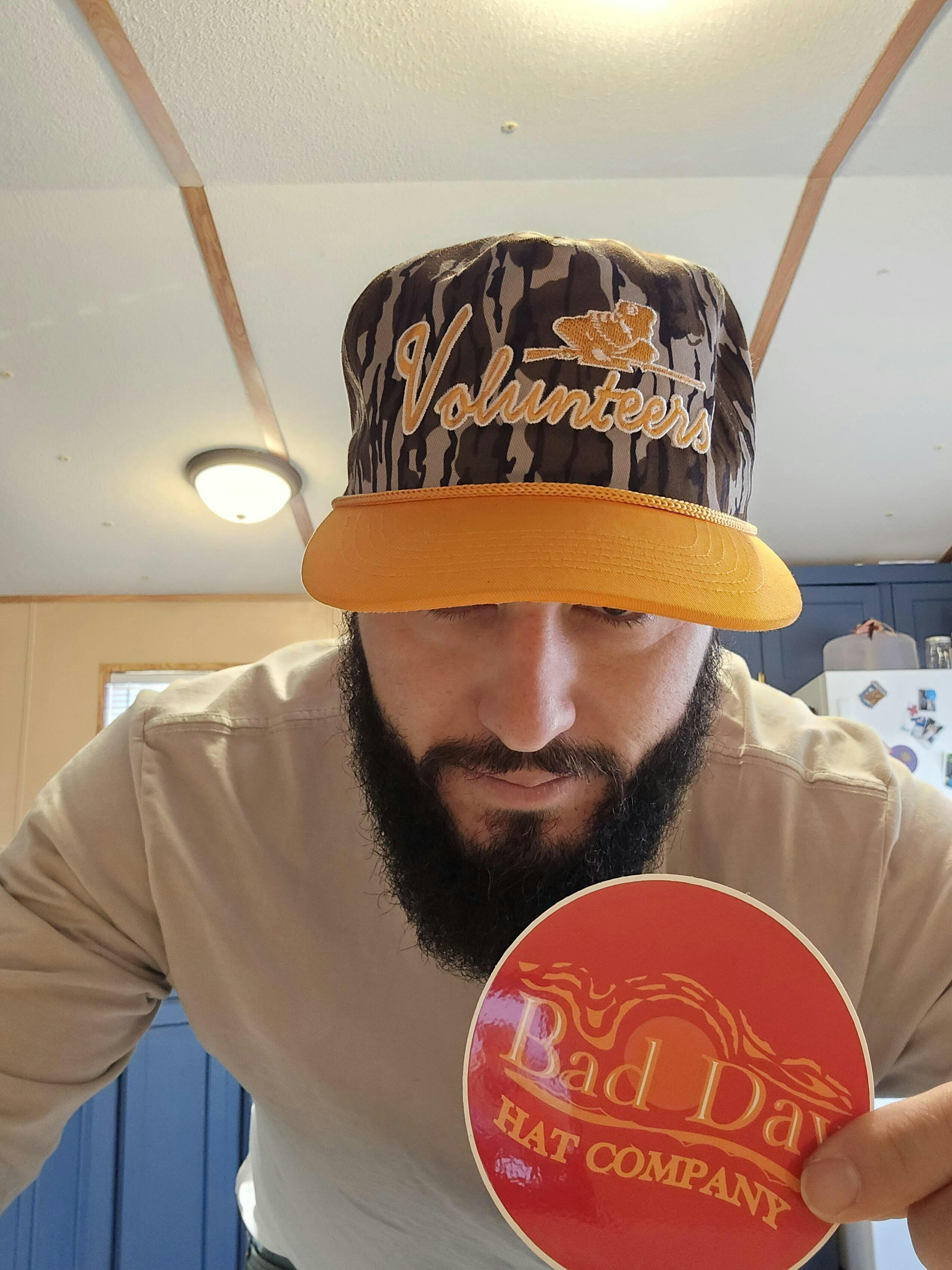 Camo Cursive Volunteers – Bad Day Hat Co