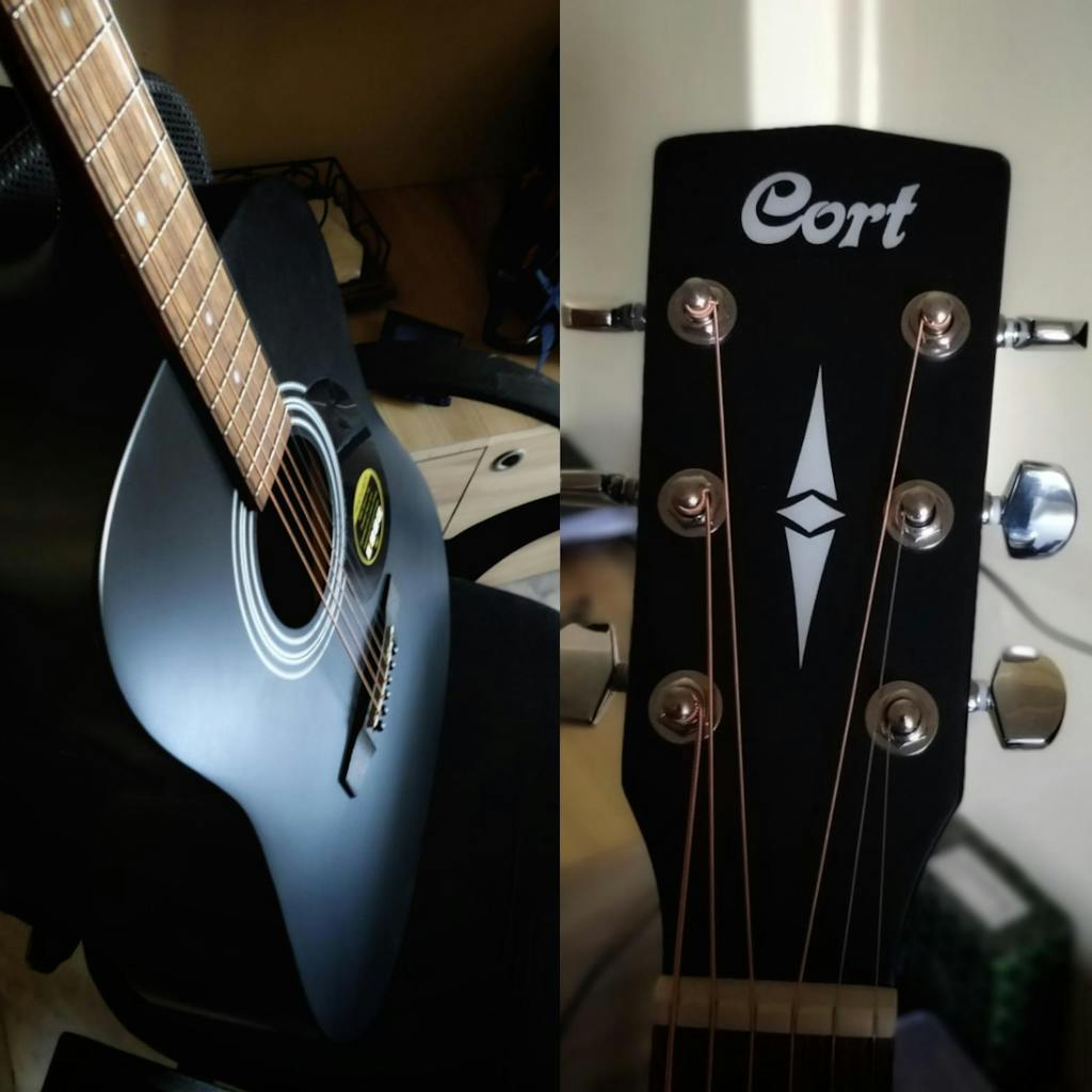 Buy Cort AD810E Dreadnought Electro Acoustic Guitar Online | Bajaao ...