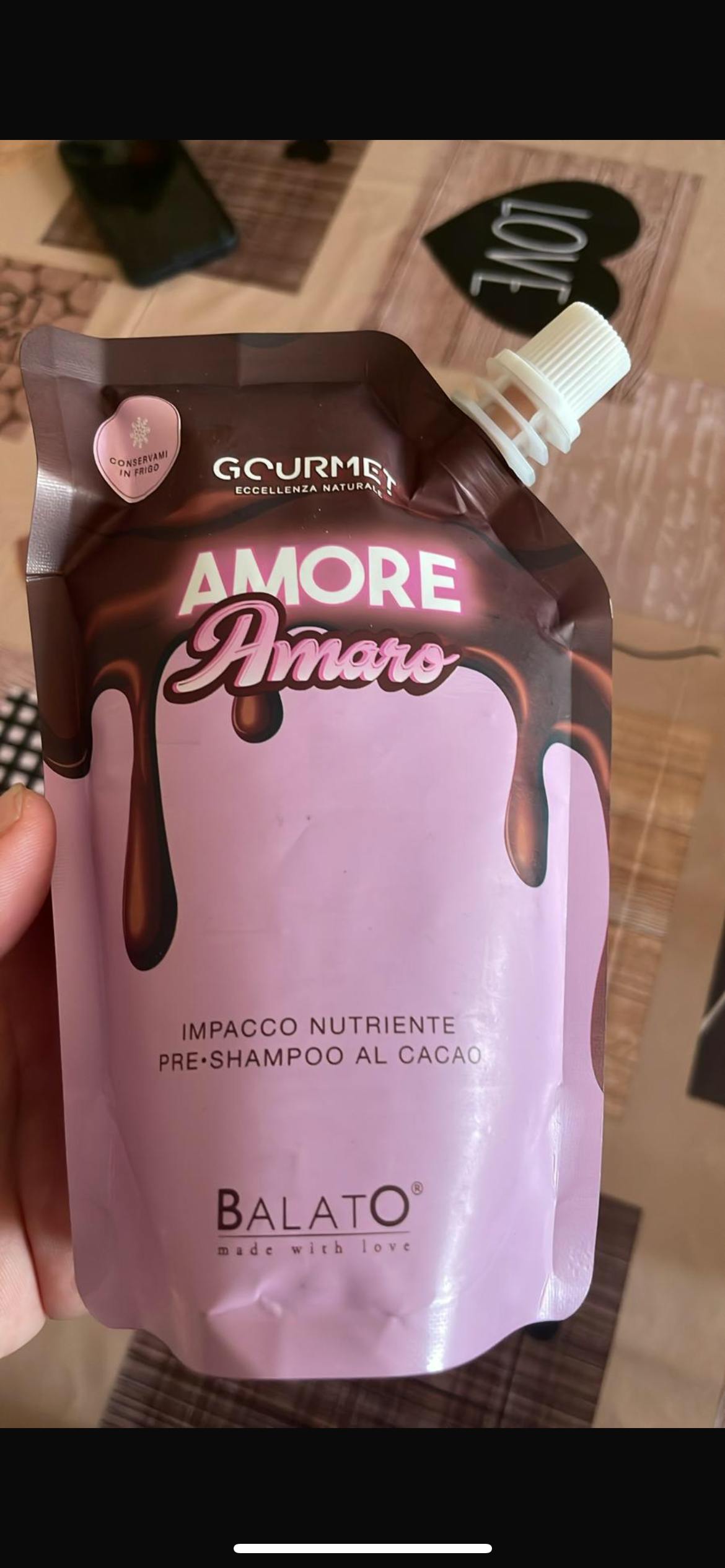 Amore Amaro | Impacco pre-shampoo al Cioccolato – BALATO
