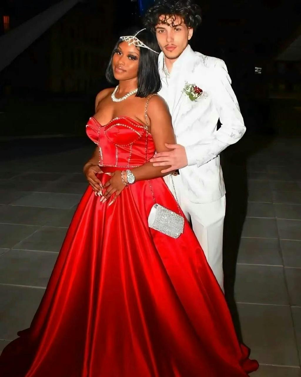 White Prom Outfits Designer Jacquard Shawl Lapel Men Suit – Ballbella