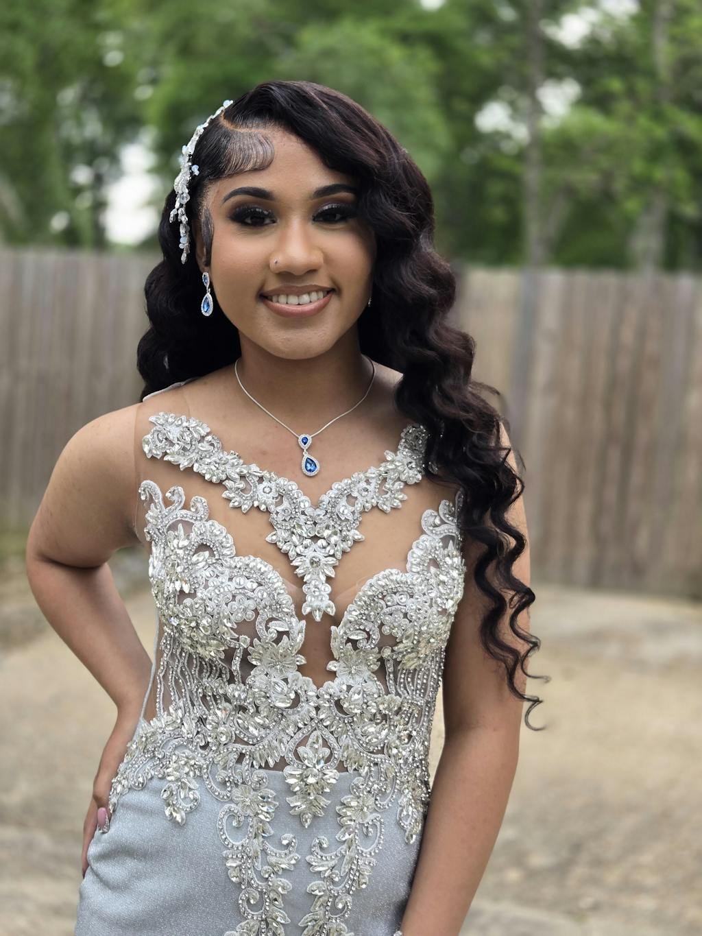 Royal Blue Round neck Mermaid Court Train Prom Dresses – Ballbella