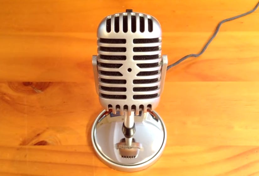 Retro Desktop Microphone