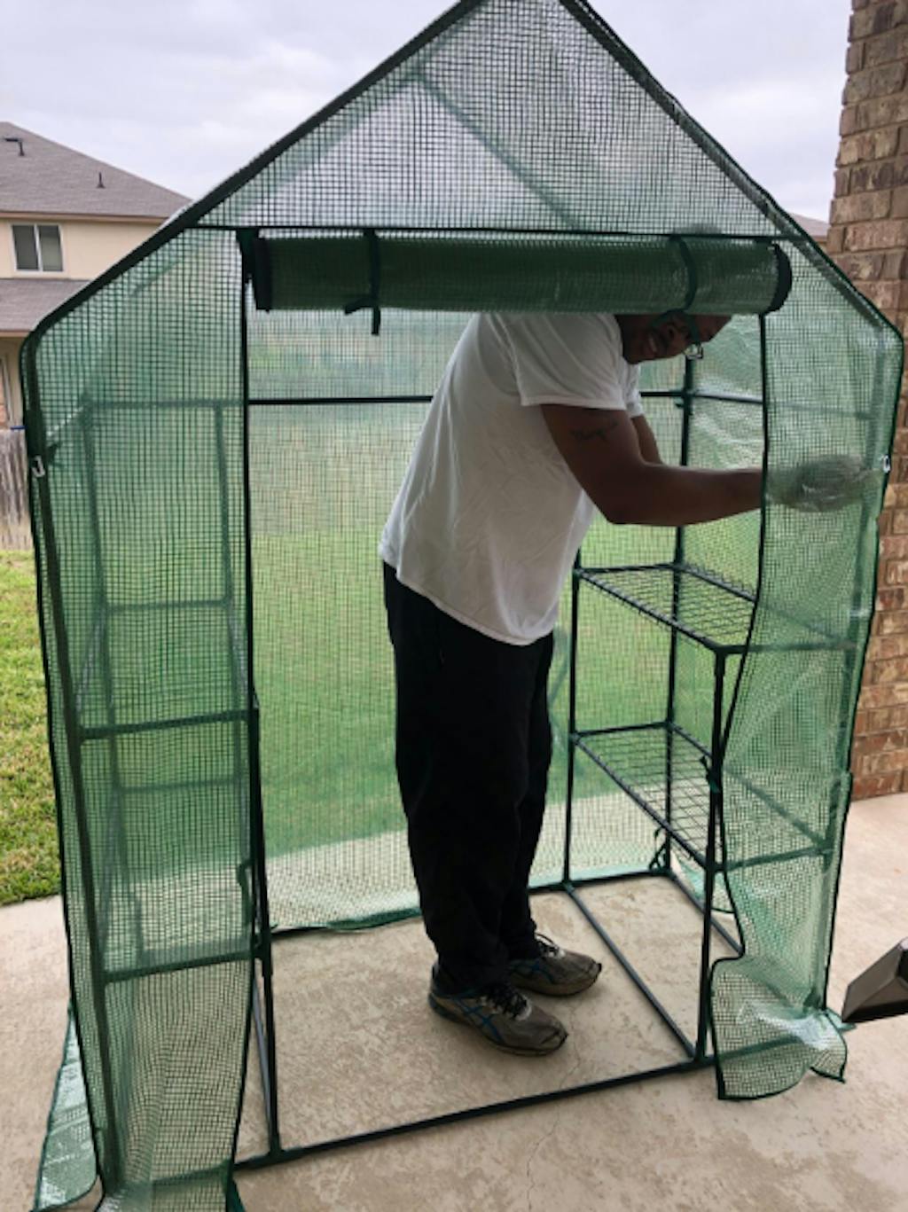 3 Tiers 6 Shelf Walk-In Outdoor Portable Greenhouse Kit Hot Garden ...