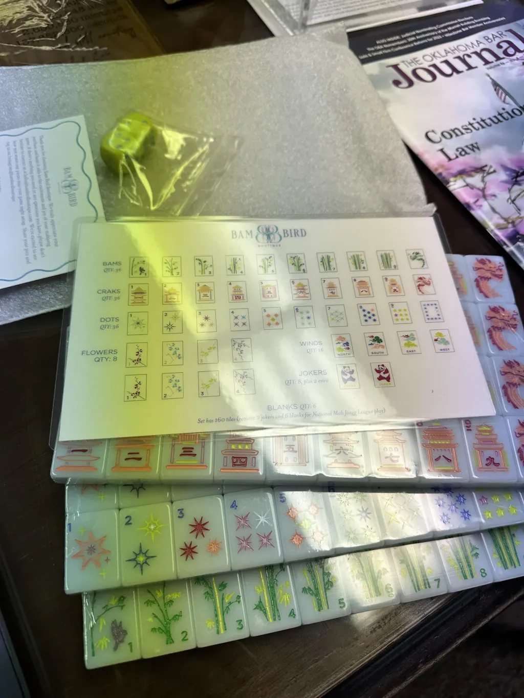East Meets West Mahjong Tile Set – Bam Bird Boutique