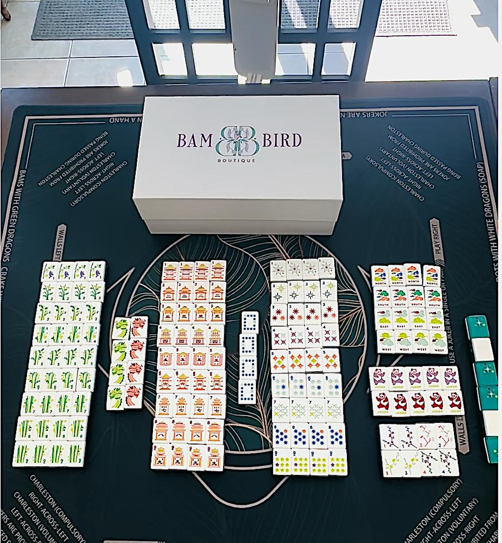 East Meets West Mahjong Tile Set – Bam Bird Boutique