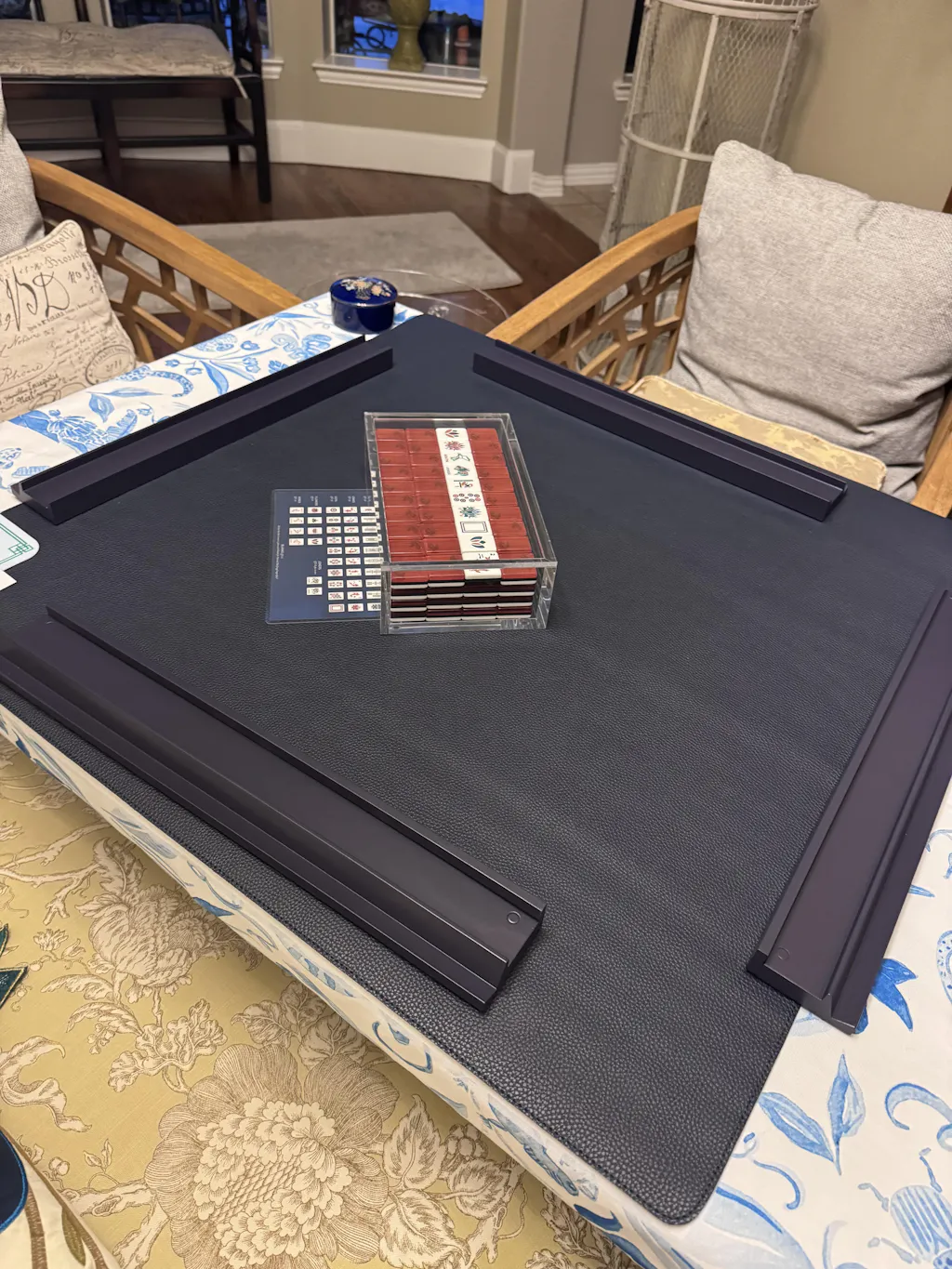 Vegan Leather Mahjong Mat (with plastic storage tube) – Bam Bird Boutique