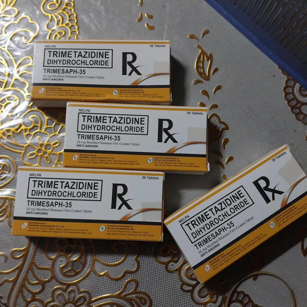 Trimetazidine 35mg Modified Release Film Coated Anti Angina Tablet 30 ...