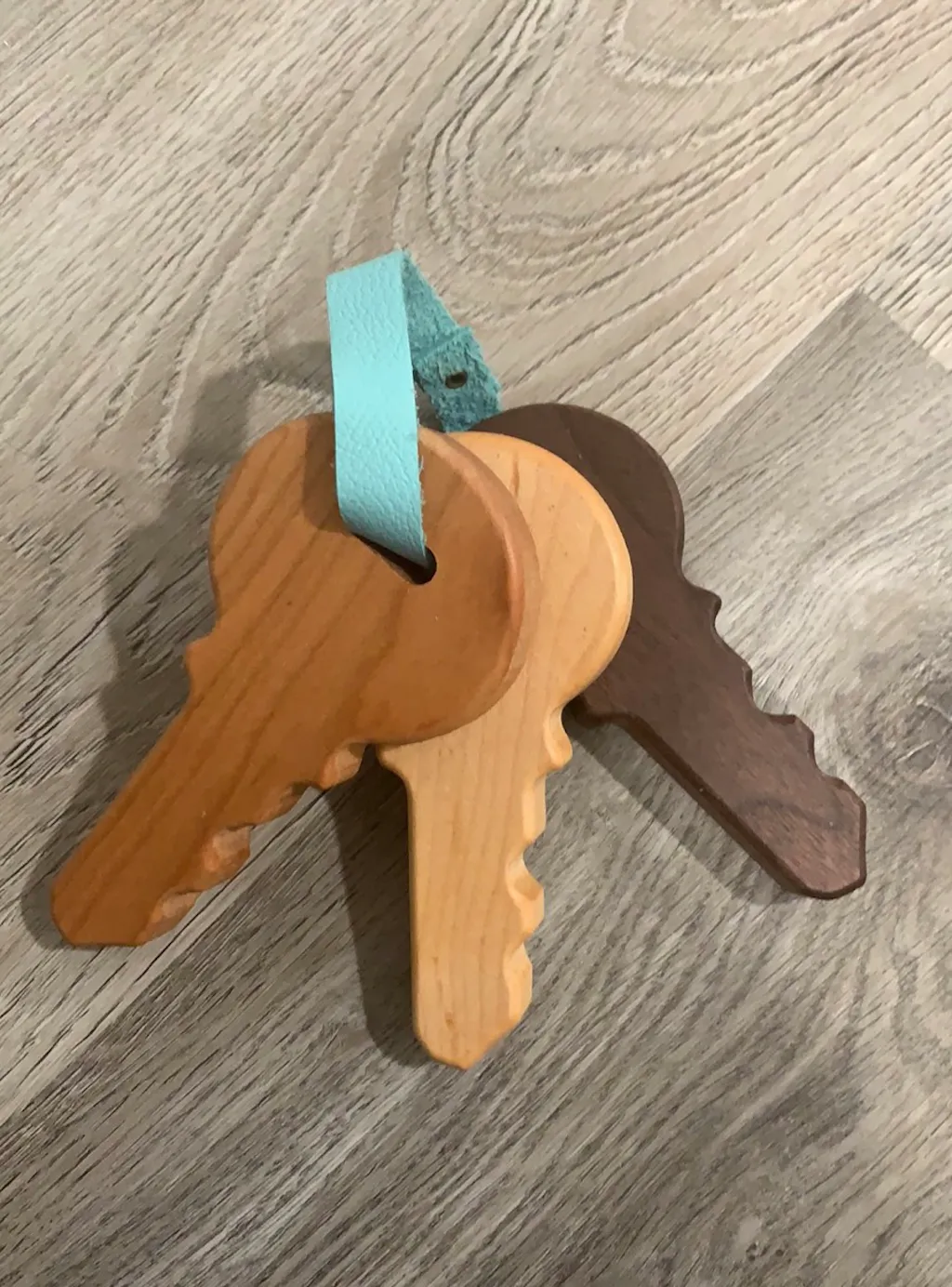 Wooden Toy Keys pretend play toys for kids imagination — Bannor Toys