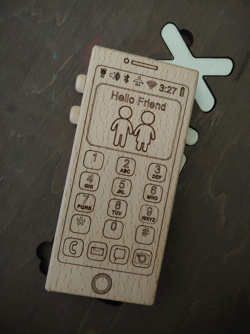 Wooden Toy Phone by Bannor Toys