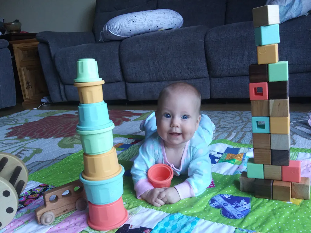 Wood + Silicone Block Set by Bannor Toys
