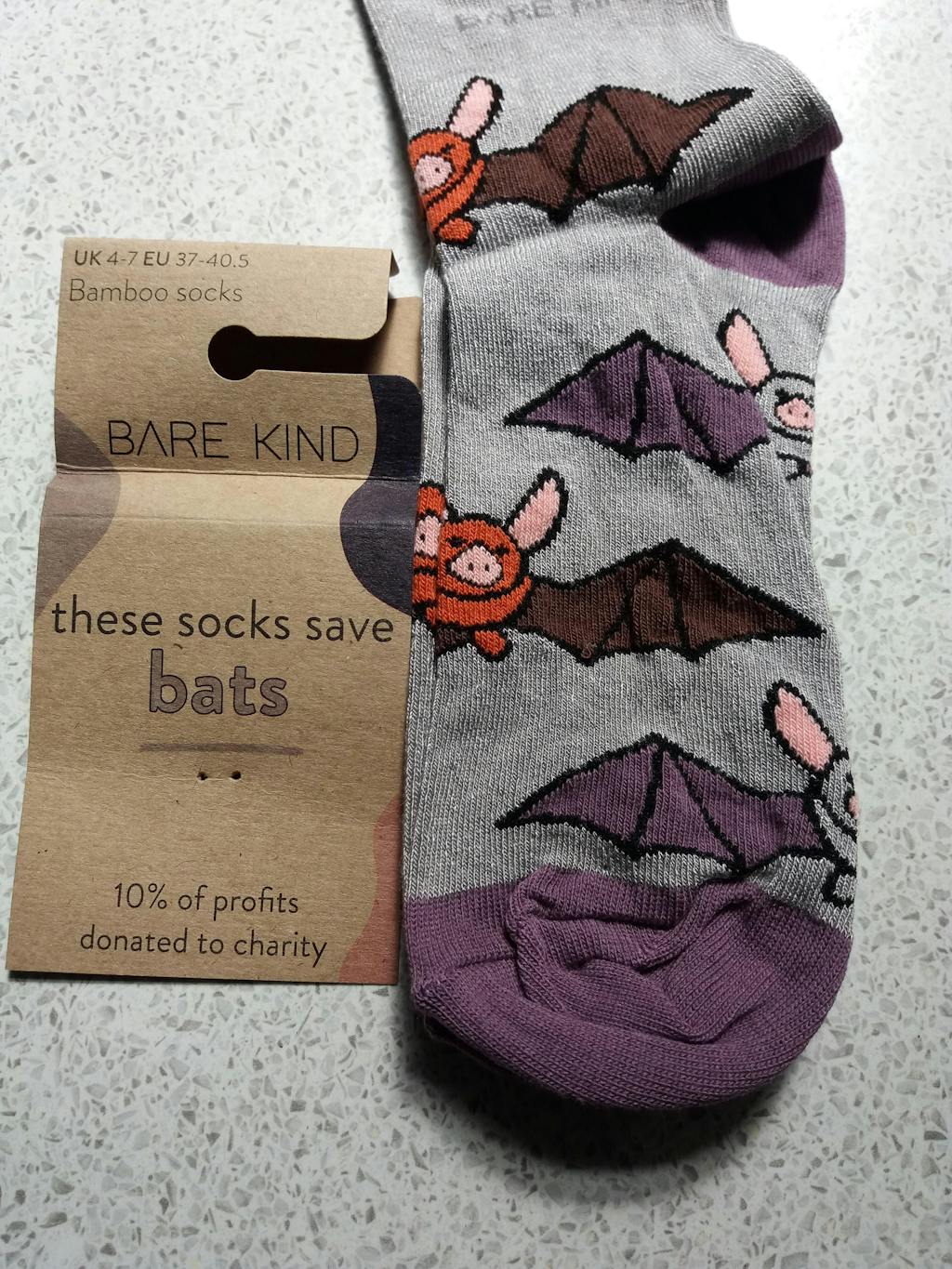 Save the Bats Bamboo Socks – Bare Kind