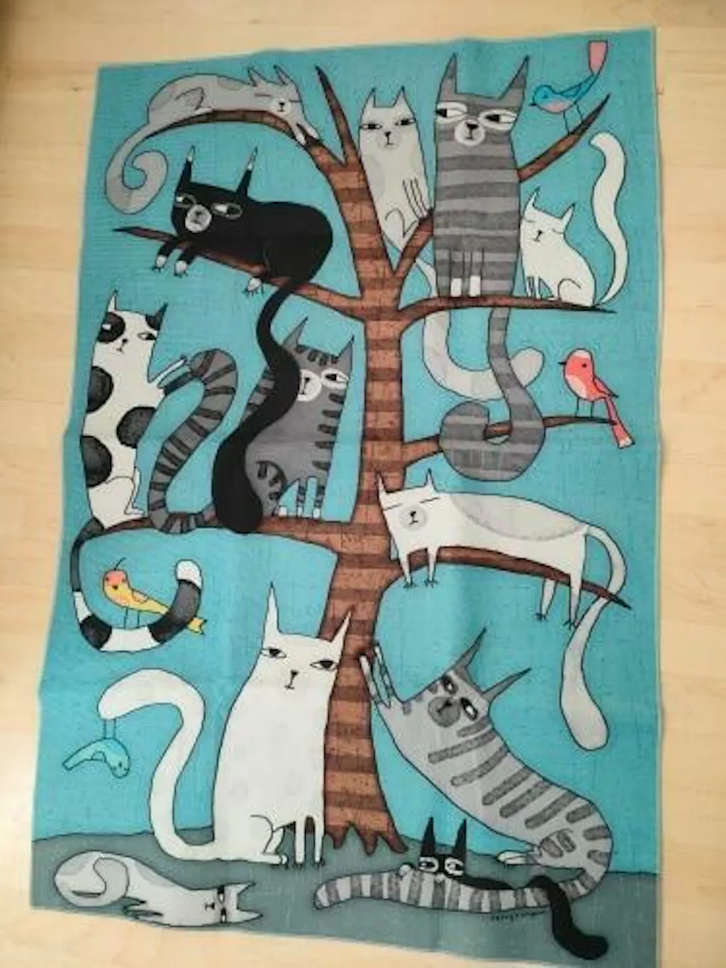 Living Room Cat Decorative Floor Mat – Barkermeow