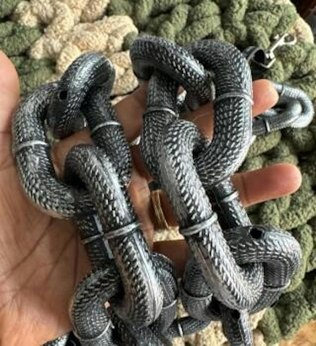 BeastChain Simulated Metal Chain Dog leash – Barkermeow