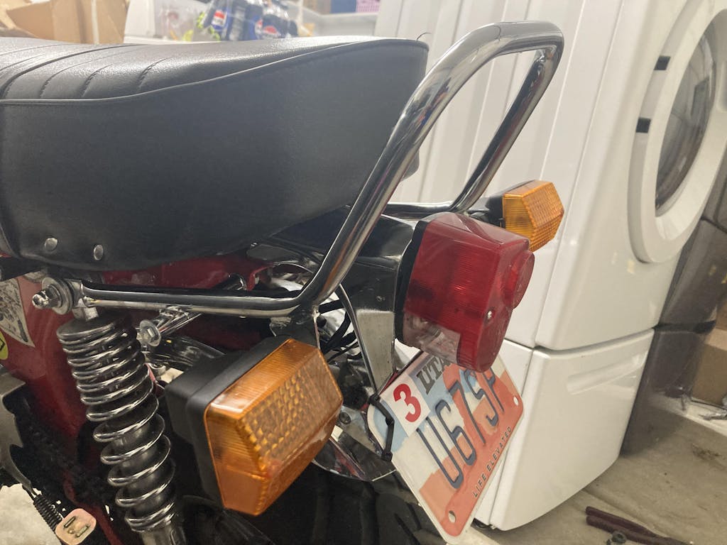 CT70 Kepspeed Aluminum Rear Grab Handle Rack – Bart Moto Co