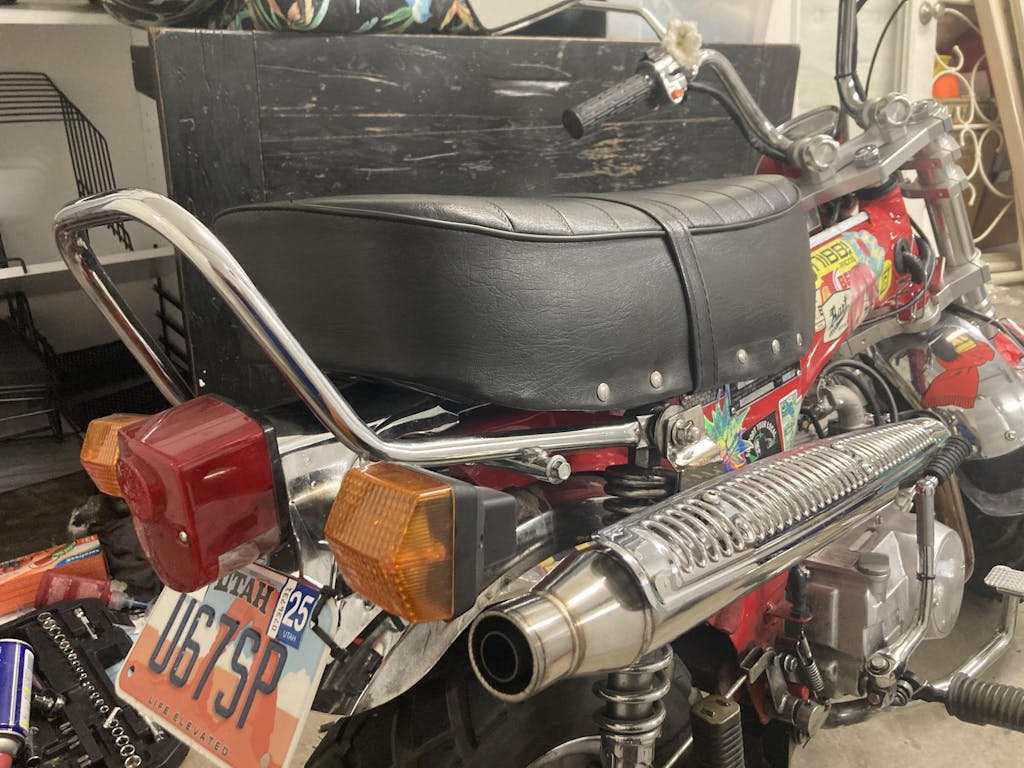 CT70 Kepspeed Aluminum Rear Grab Handle Rack – Bart Moto Co