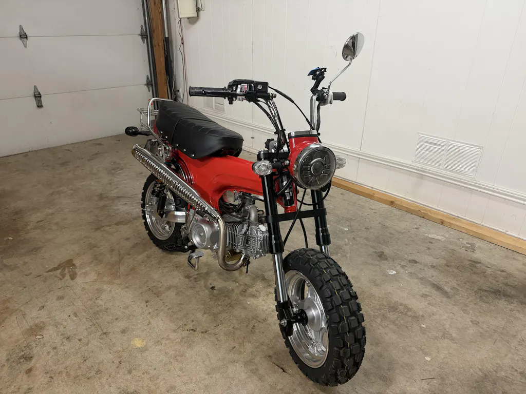 Adjustable CT70 Blackout Inverted Fork with Disc V2 Front End Kit ...