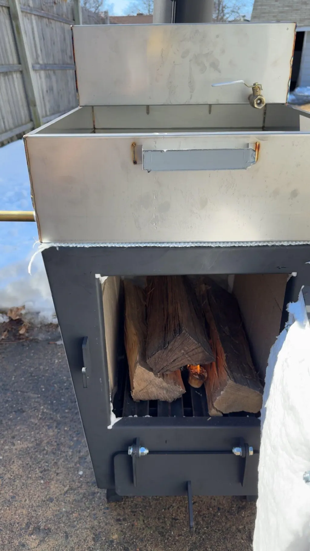 24 x 18" Flat Pan Maple Syrup Evaporator | Bassett Maple Co.
