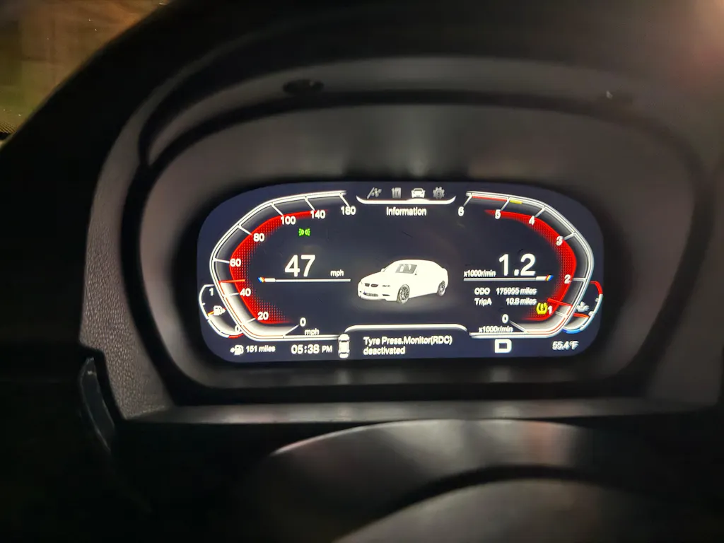 BMW Digital Gauge Cluster Upgrade | Fits 1 2 3 4 5 7 Series (E F G Cha ...