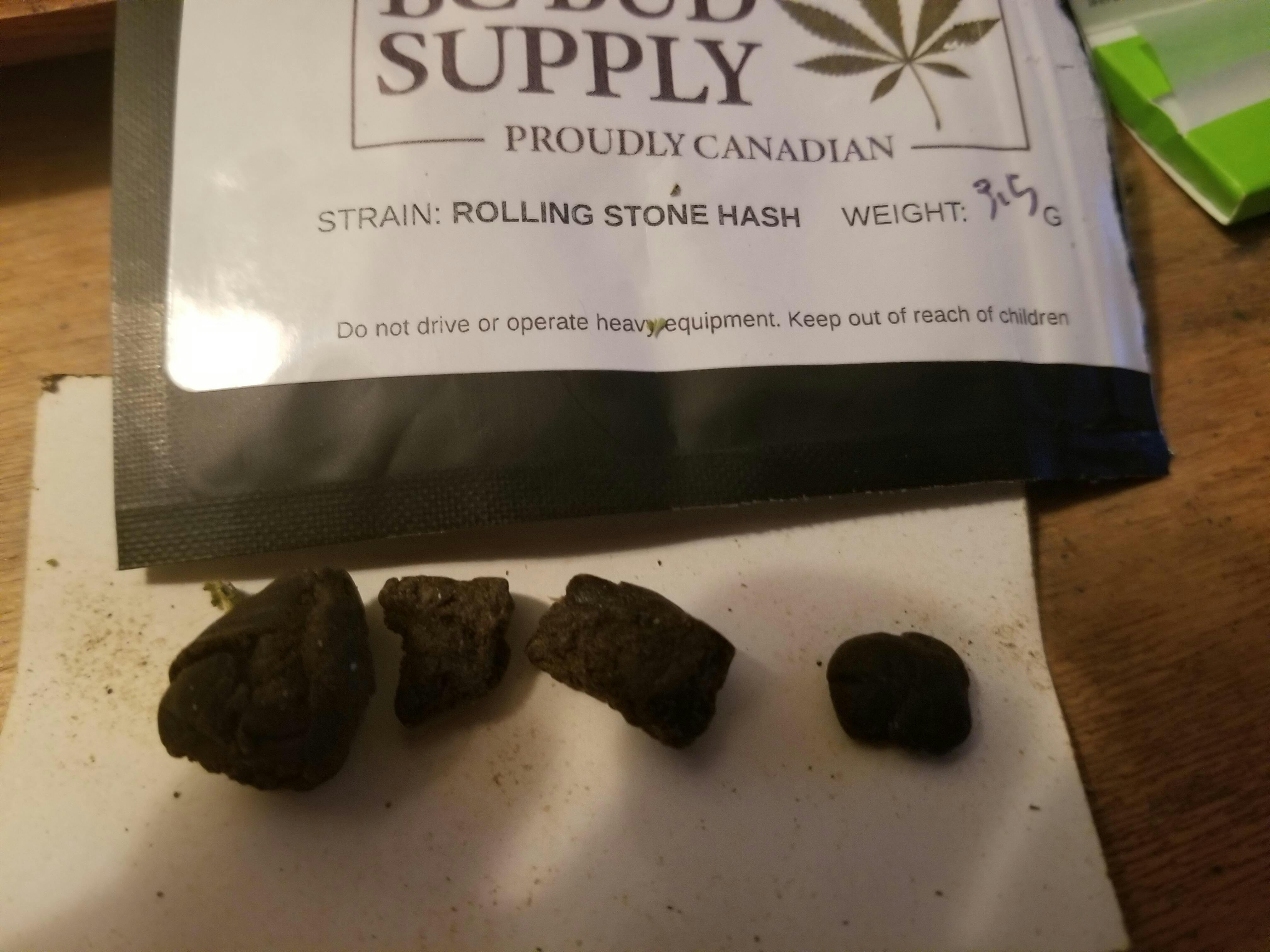 Rolling Stone Hash - BC Bud Supply