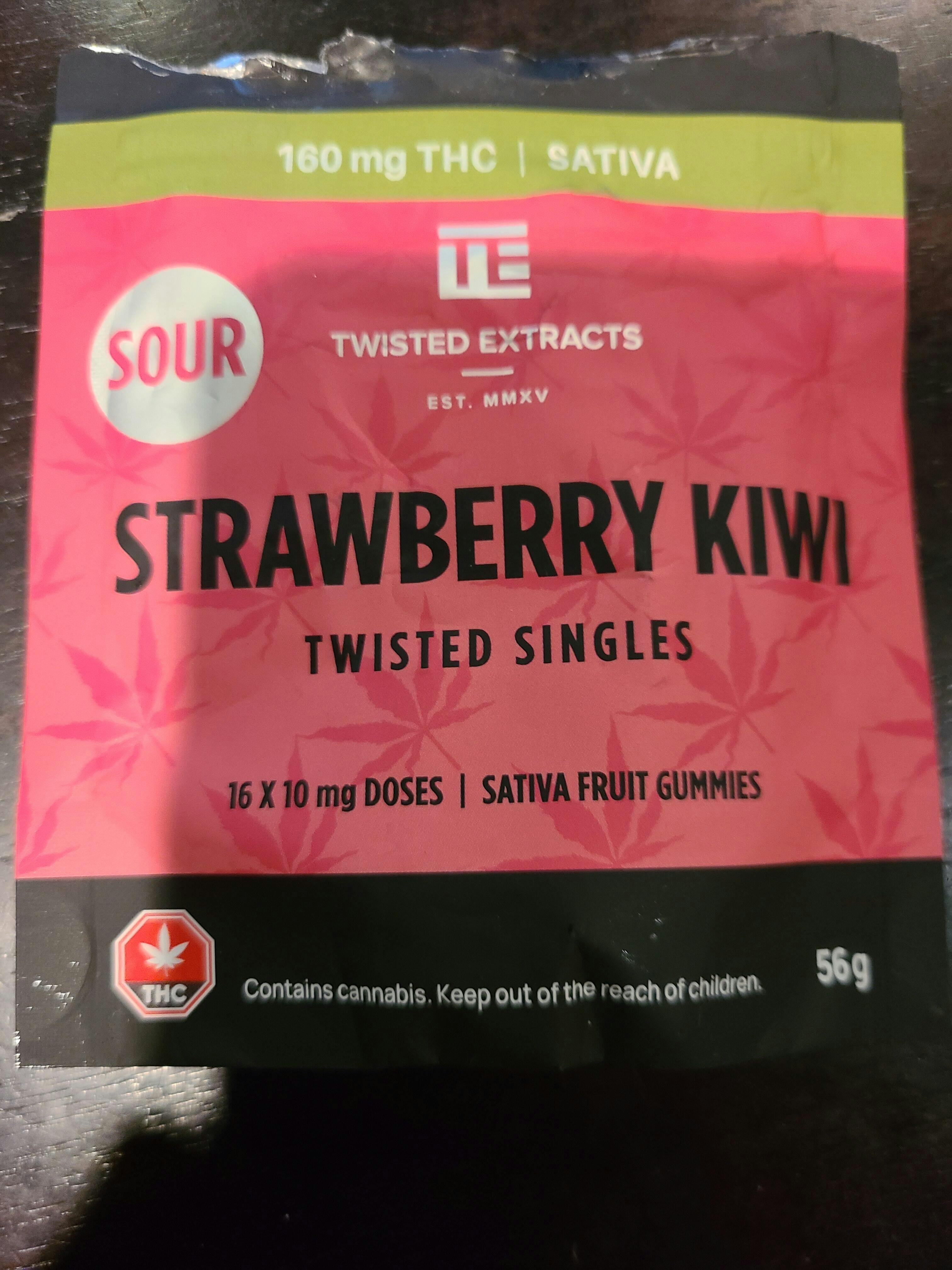 Twisted Extracts - Twisted Singles Sour Cannabis Gummies (160mg/1200mg ...