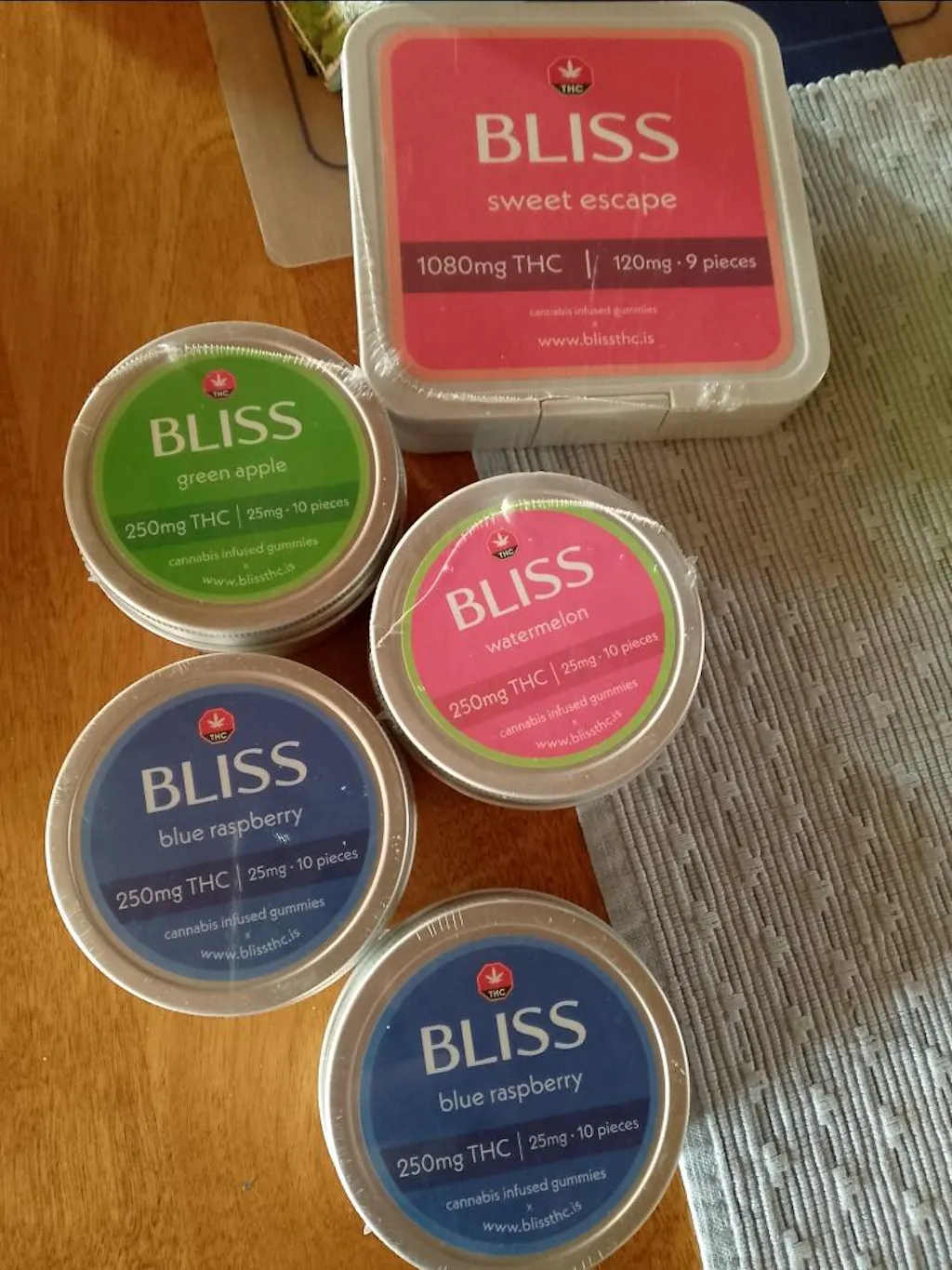 Bliss - Cannabis Infused Gummies (250mg/375mg THC) - BC Bud Supply