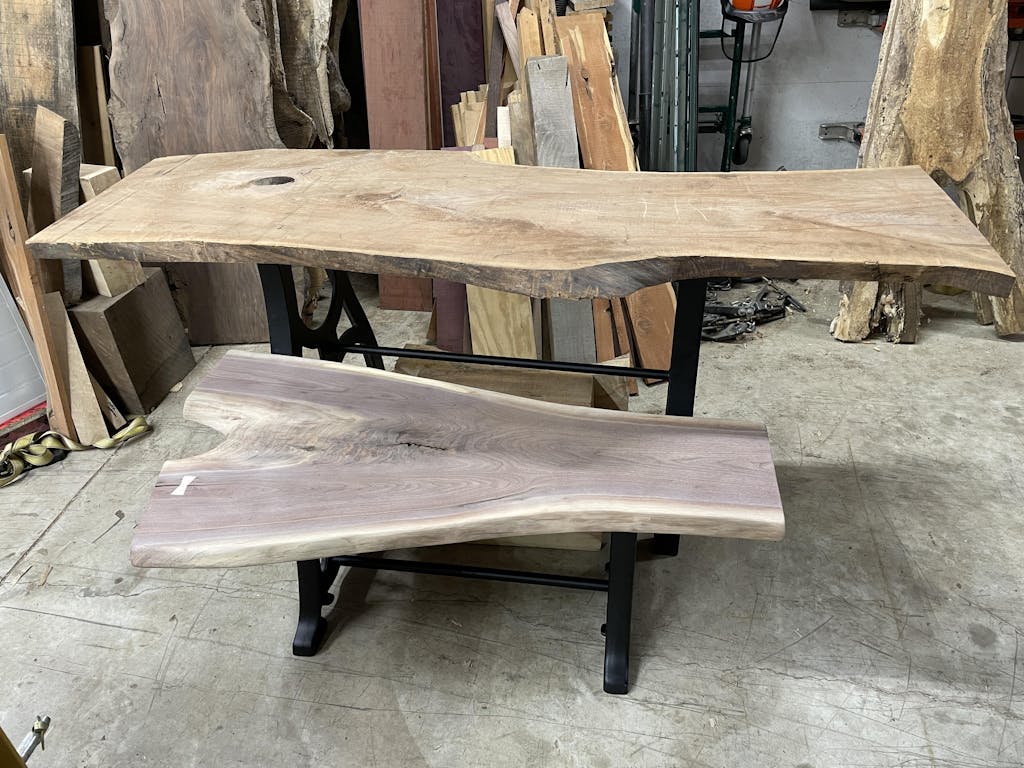 Bench & Coffee table leg stretcher Rods — Bear Hollow Supply