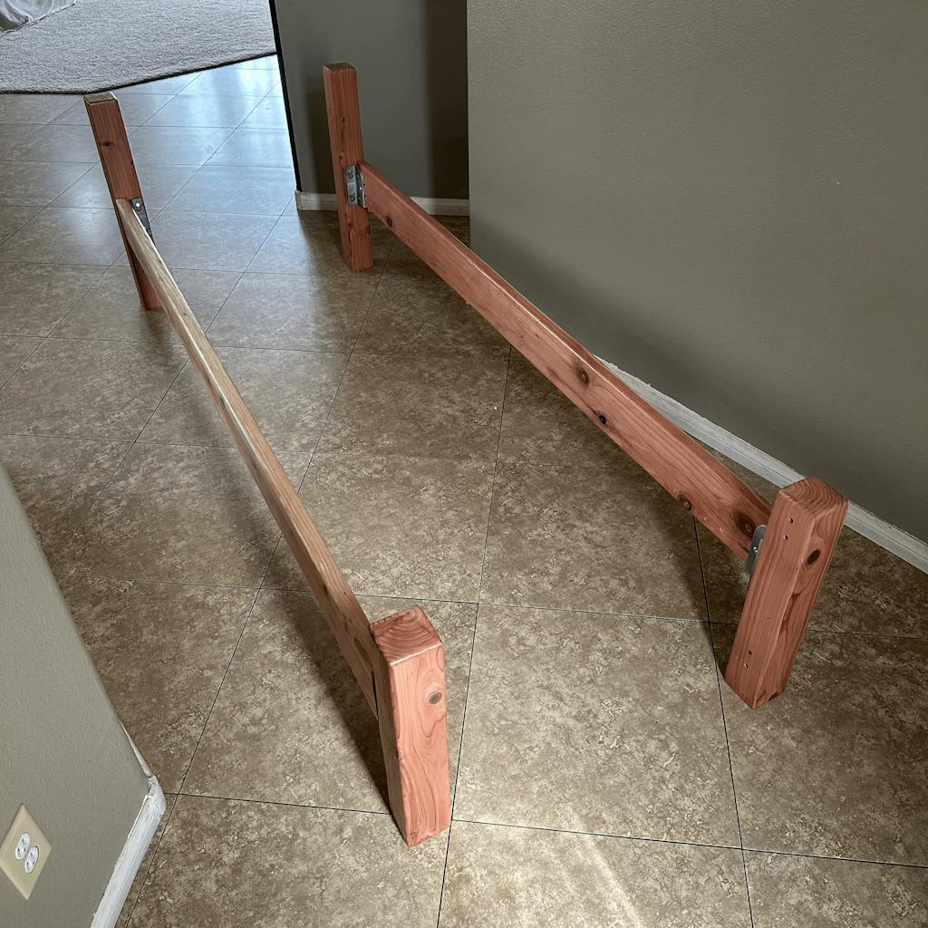 No-Mortise Corner Bed Frame Bracket | Bear Hollow Supply